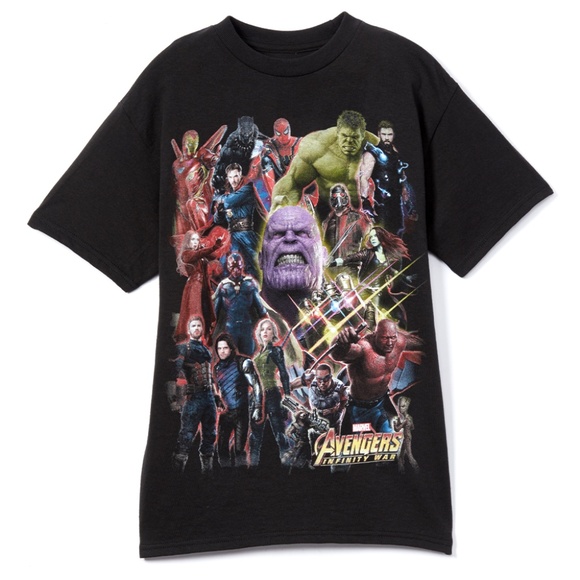 Marvel | Shirts & Tops | Disneys Marvels Avengers Infinity War Shirt ...